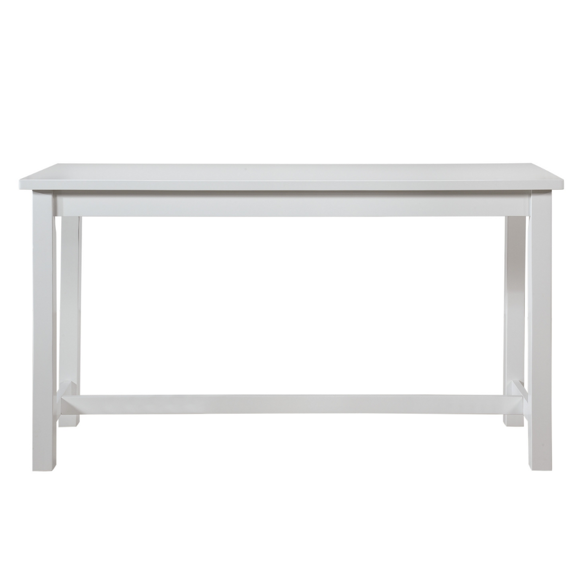 Alexandria - White - Counter Height Table With 3 Bar Stools - 4 Piece ...
